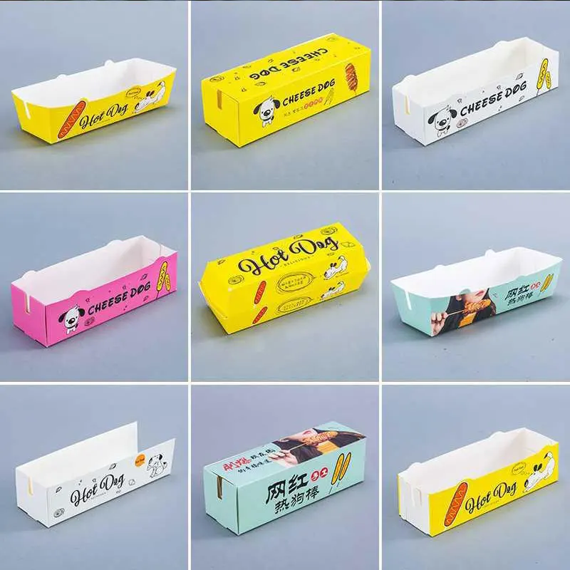 Food Grade Paper Hot Dog Packaging - Customized Solutions
