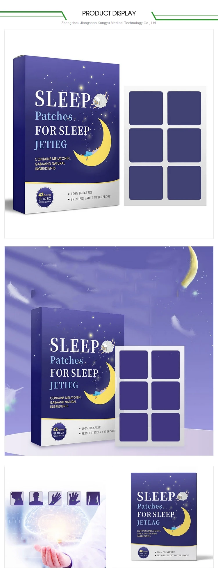 Alibaba Best Seller Products Transdermal Vitamin Patch Sleep Aid Patch ...
