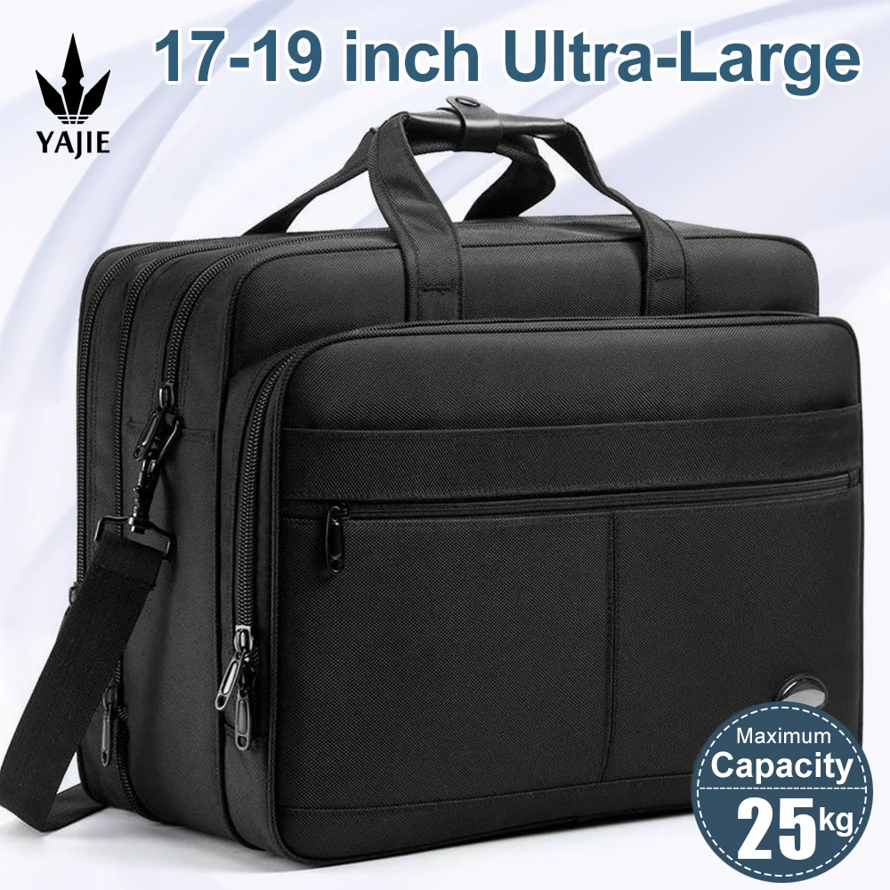 Large Briefcase Men 15.6 Inch - Durable & Multi-functional
