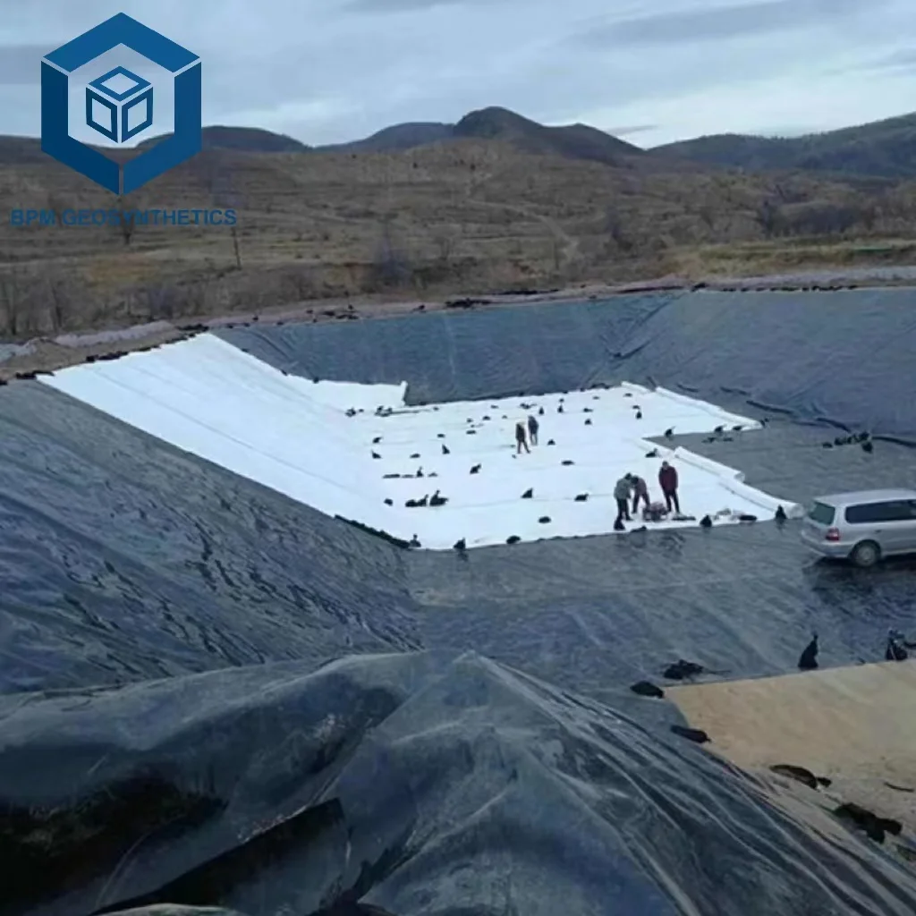Hdpe Flexible Geomembrane Sheet For Biogas Pools Cover - Buy Hdpe ...