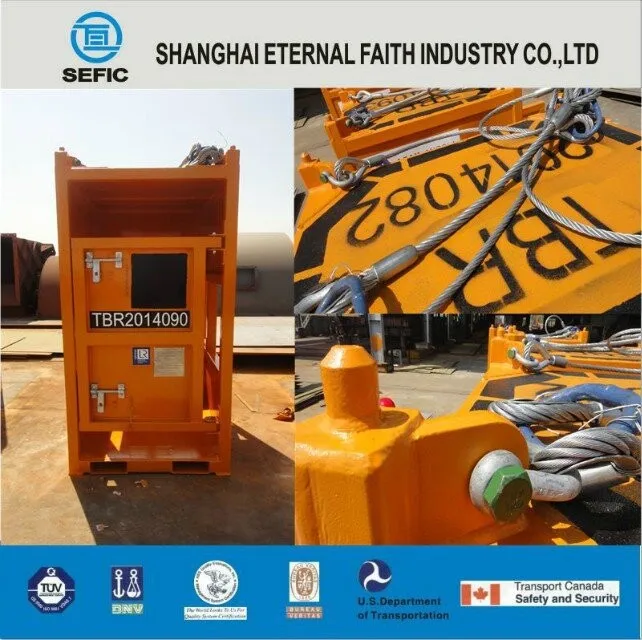 DNV Offshore Mobile Nitrogen Cylinder Rack with 16/18 Gas Cylinders Bundle