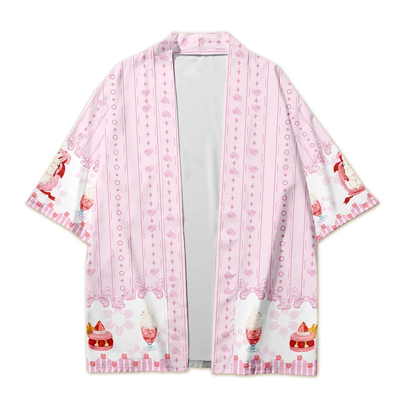 Custom Printed Japanese Anime Haori Cloak For Cosplay, Odm