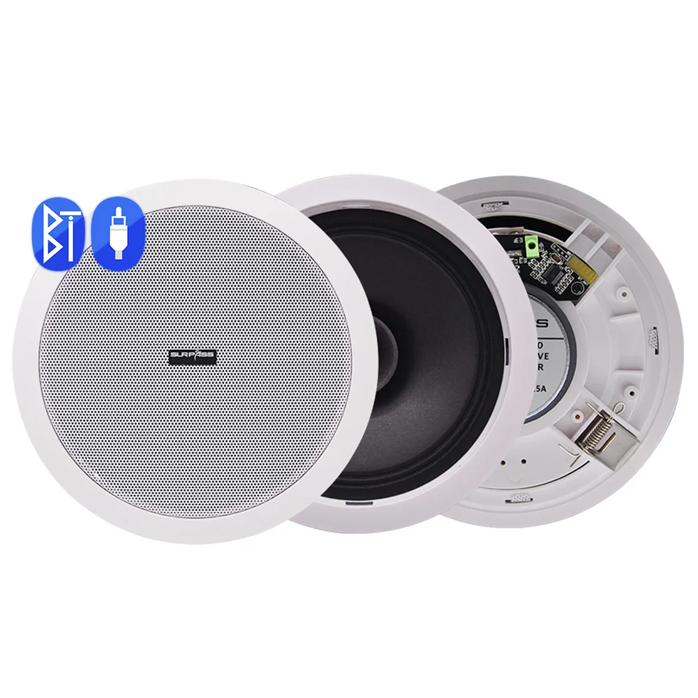 6.5 Inch Wireless Active Blue-tooth Ceiling Flush Speaker Home Cinema ...