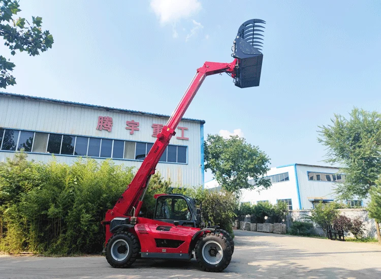 Tengyu Telescopic Forklift TLT30-8 3ton Payload Rough Terrain ...