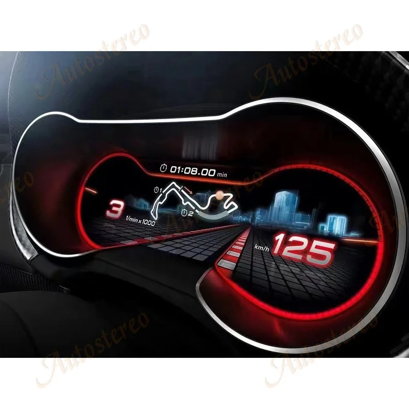Digital Cluster Virtual Cockpit Screen for Audi TT 2009-2016