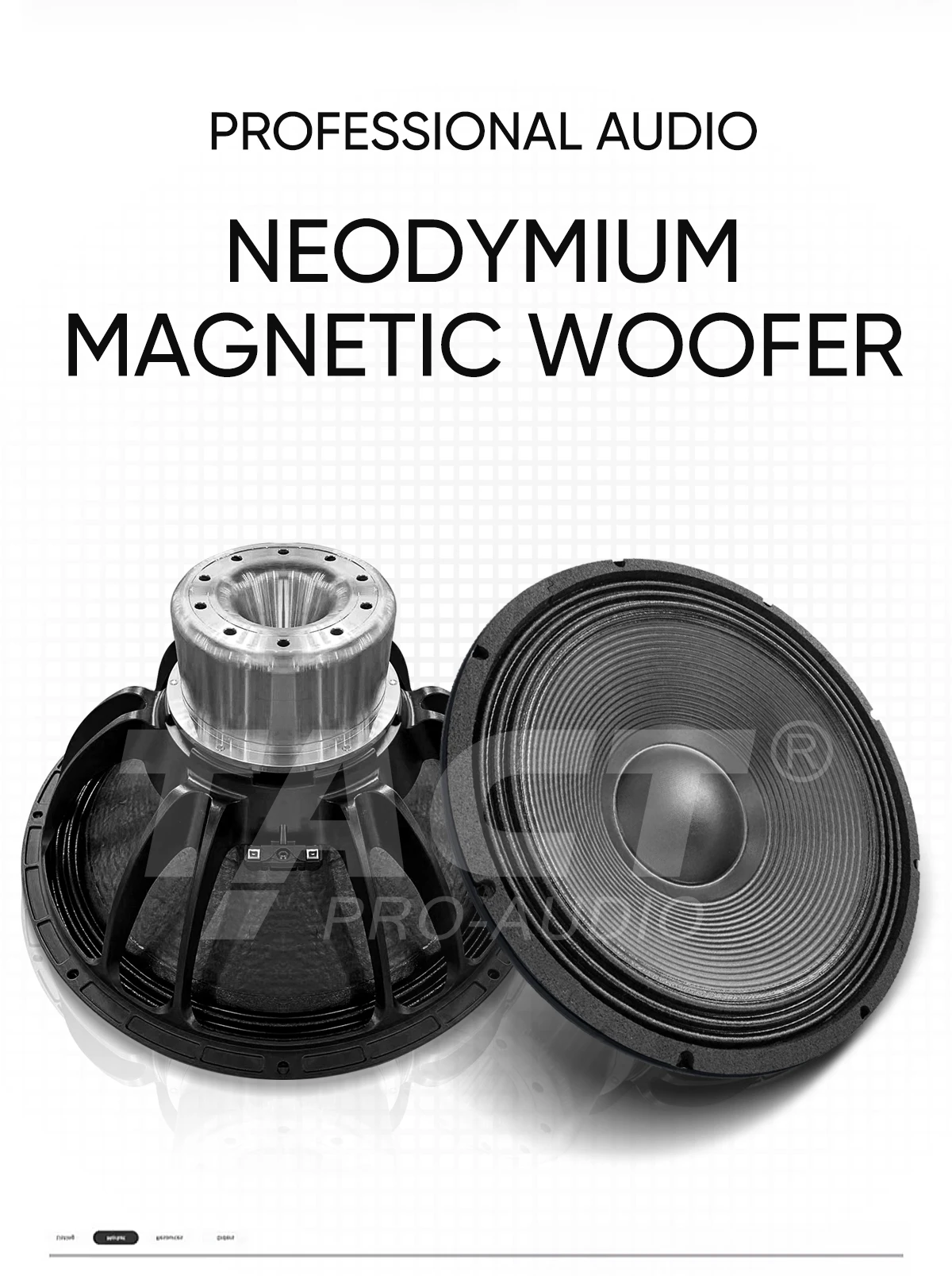 TACT Dual 12 Inch 3-Way Line Array Speaker - Outdoor Pro Sound