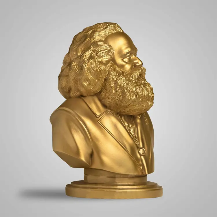 Lifesize Famous People Sculpture - Karl Marx Bust Statues