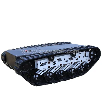 Heavy Load Crawler Mobile Robot Platform All Terrain Vehicles Rubber ...