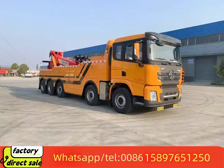 Manufacturer 5 Axle 6 Axle 80ton Towing Wrecker Truck Pulling Accident ...