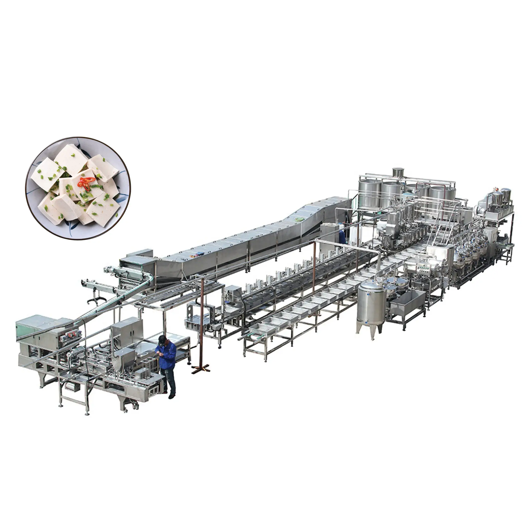 Pneumatic Tofu Presses Bean Curd Presses Machine Tofu Making Machine ...