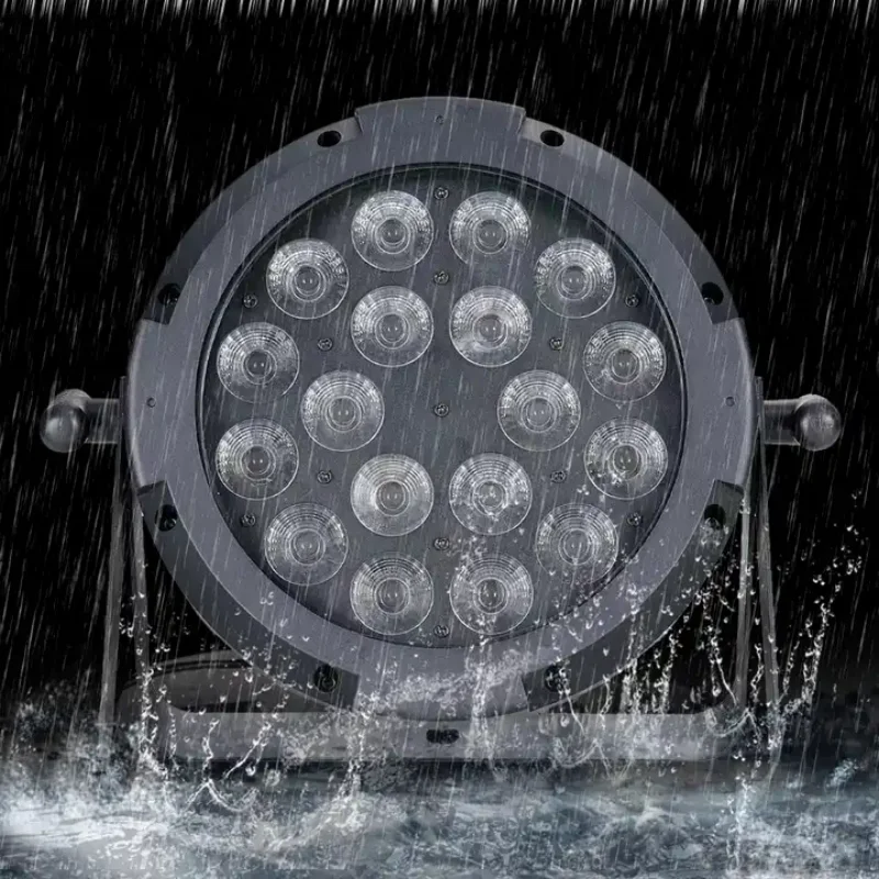 Fast Shipping Mj 200w Ip65 Disco Led Stage Light 18 Pcs Rgbw 4in1/rgbwa ...