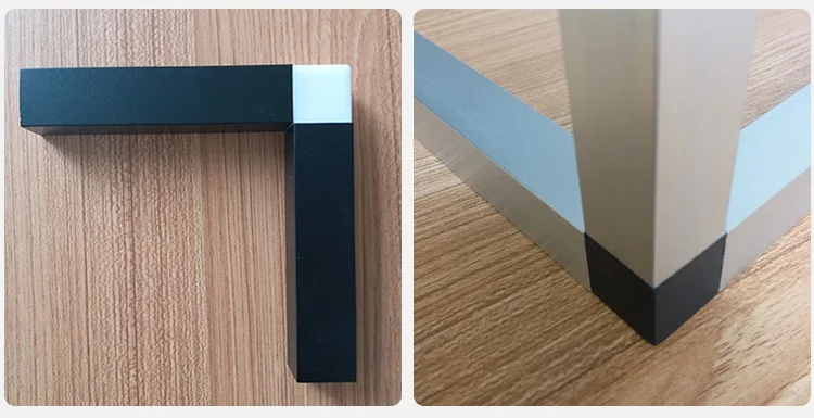 Plastic Square Tube Connector 1 Inch for Aluminum Pipes & OEM