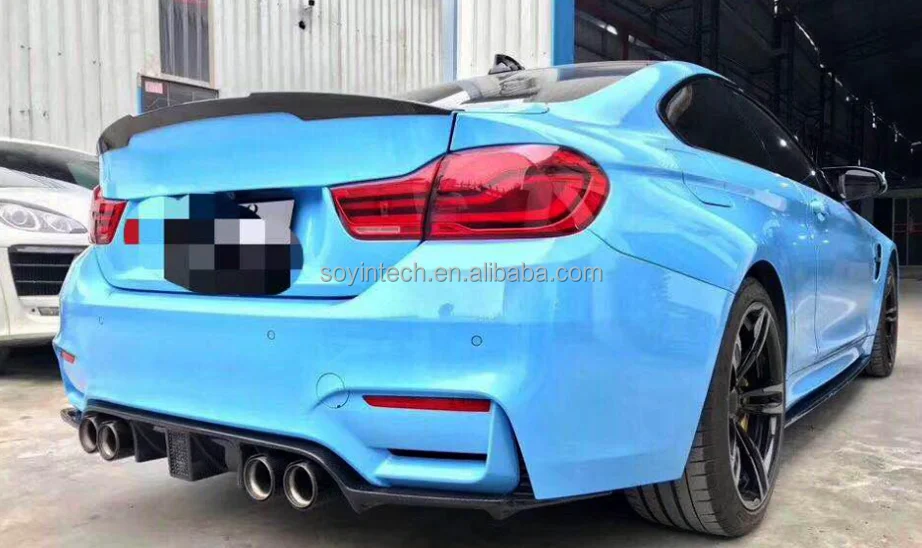 F82 M4 Style Carbon Fiber Rear Spoiler for BMW 4-Series F82 M4 2014 ...