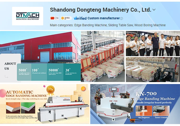 Dtmach F14 Full Automatic Curve Edge Banding Machine Pvc Edge Banding ...