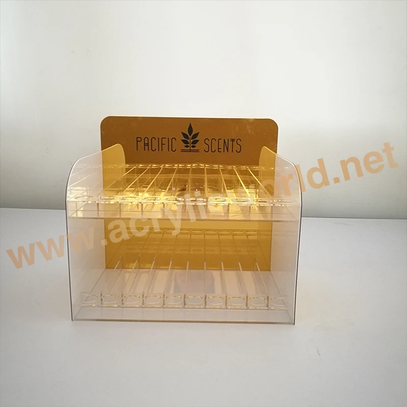 Countertop Perspex Liquids Display Modular Acrylic Bottle Box Display ...