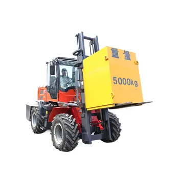All Rough Terrain Forklift Truck 3.5t 4t 5t 6t 7 Ton Off Road Forklift ...