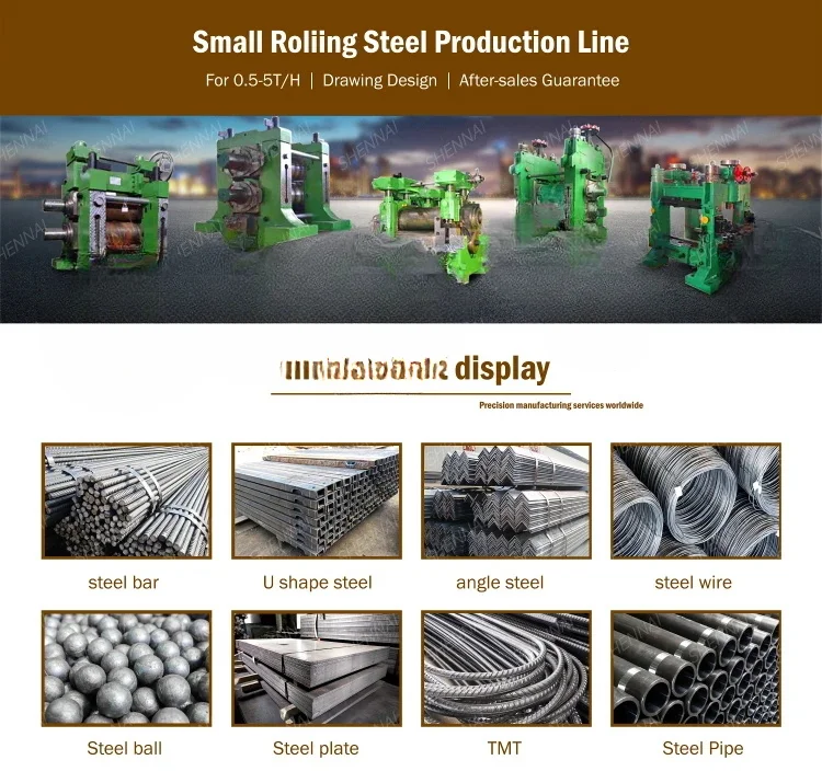 Rebar Wire Rod Rolling Mill Small Machine Induction Furnace Ccm Hot ...