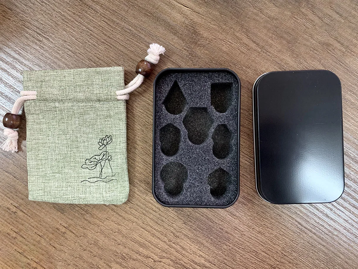 Handmade Dnd Liquid Core Heart Filled Dice Set Dnd Die Set Rolling D20 ...