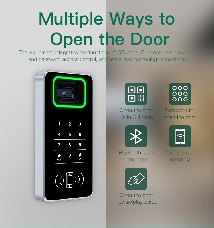 QR Code Access Control with POE Remotely Controlled APP Access Control ...