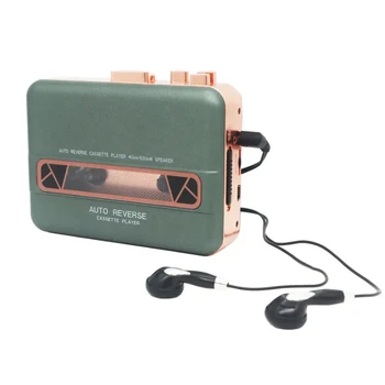 Stereo Portable Walkman Auto Reverse Cassette Player With Earphone ...