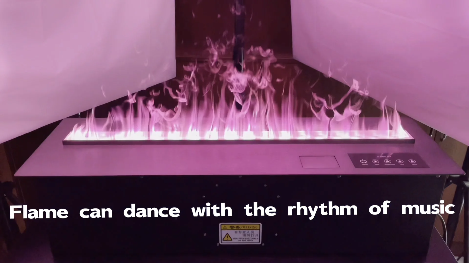 Modern 3d Fire Place Remote-controlled Bio Ethanol Fireplace With 2 ...