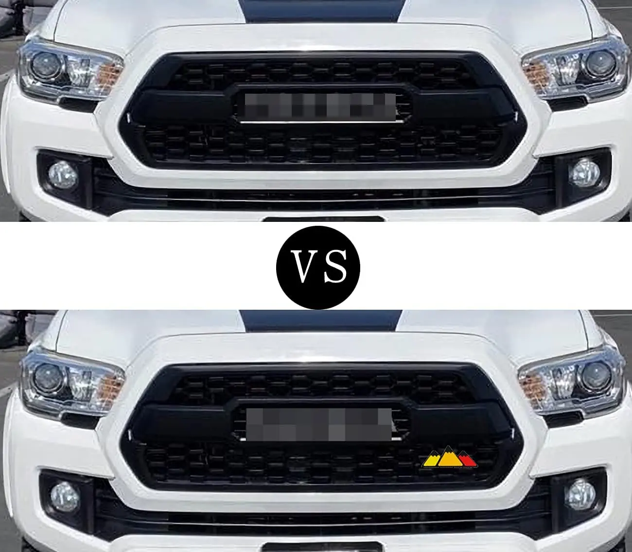 Tri-color Grille Badge Emblem for Toyota Tacoma TRD 4runner Tundra