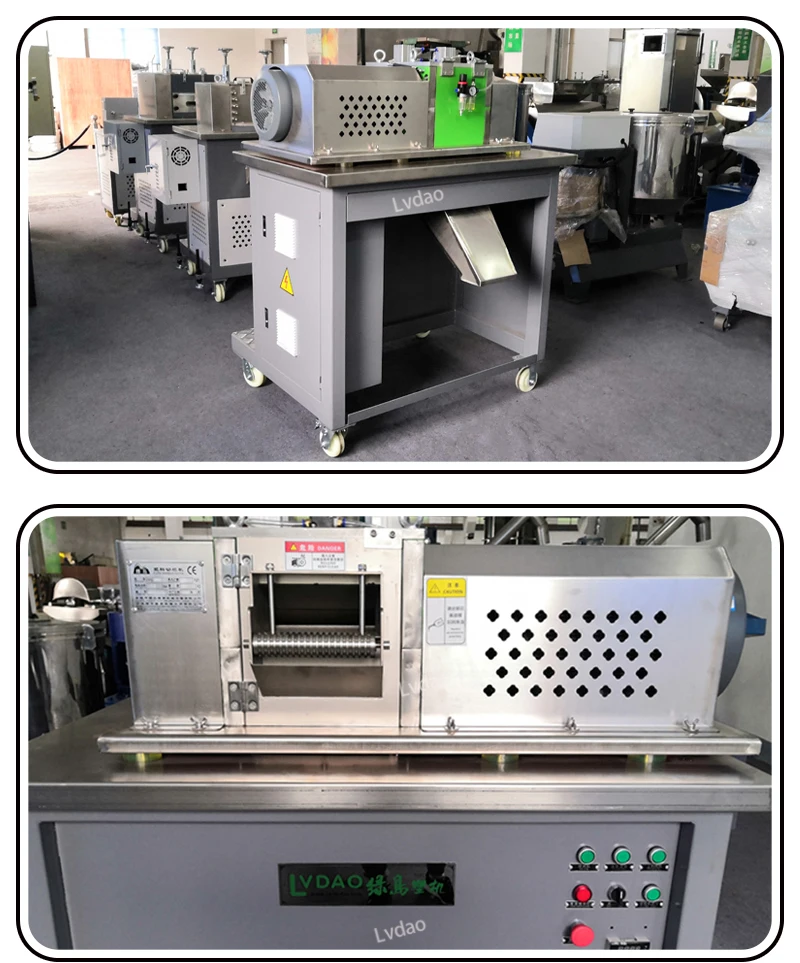 Plastic Pelletizer Horizontal Plastic Granules Cutter Machine 550kg/h ...