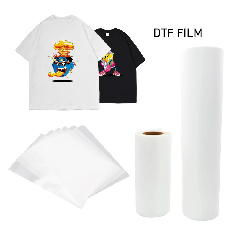 Wholesale Roll Sublimation Dtf Transfers Paper Double Side Clothing Printing Heat Transfer Pet ...
