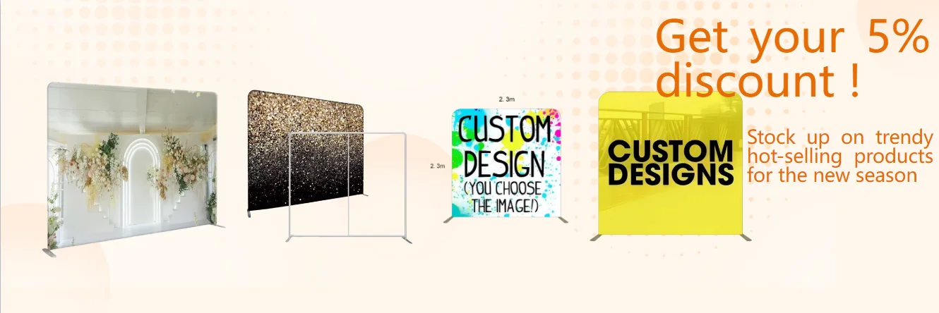 Custom Tension Fabric Backdrops for Events - Easyshow