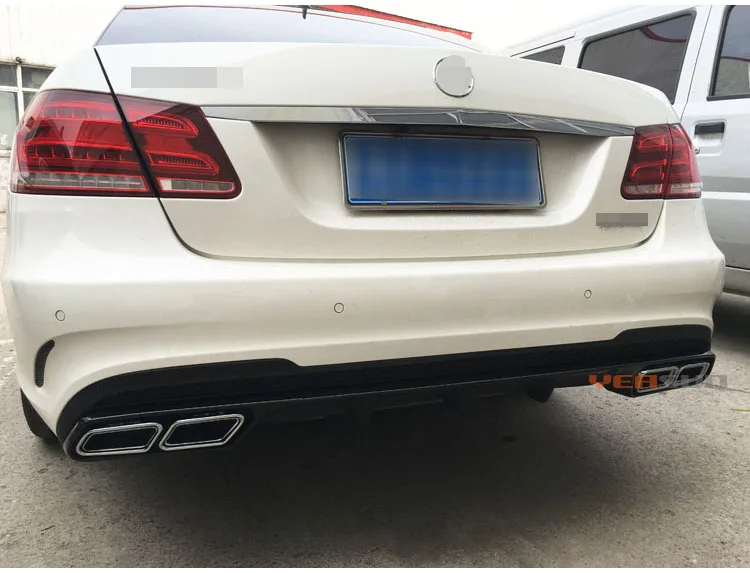 High Quality W212 Rear Diffuser E63 Style Sport Back For Mercedes-benz ...