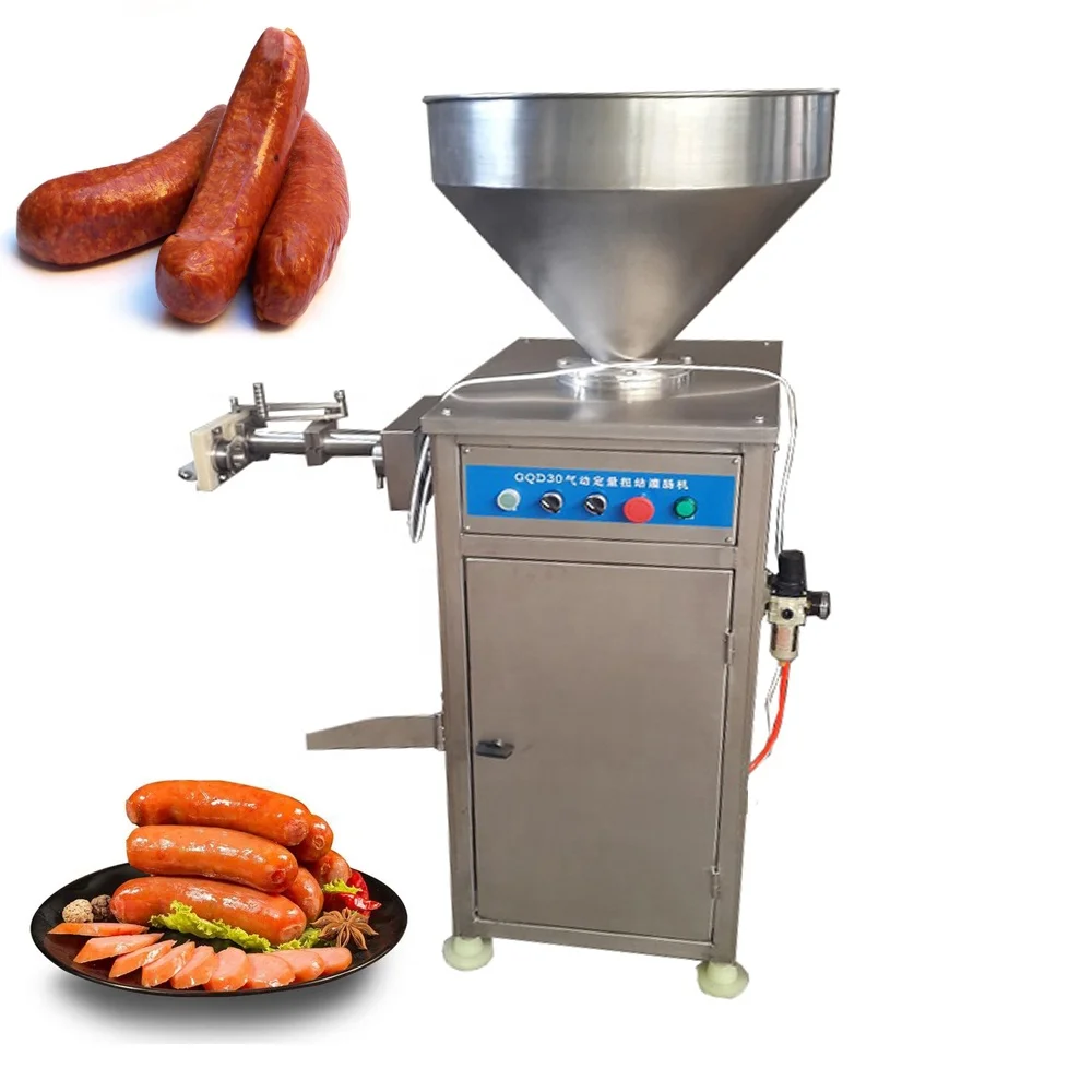 High Quality Meat Filling Stuffer Twisting Automatic Pneumatic ...