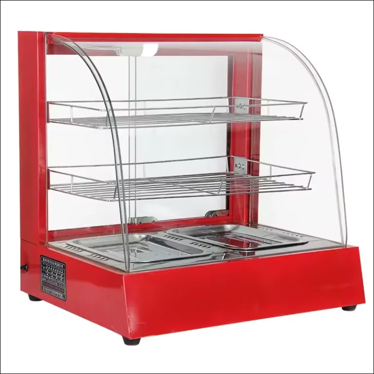 Red Commercial Kitchen Equipment Electric Pastry Warming Display ...