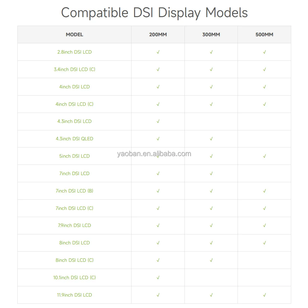Dsi Fpc Flexible Cable For Raspberry Pi 5,22pin To 15pin,Options For ...