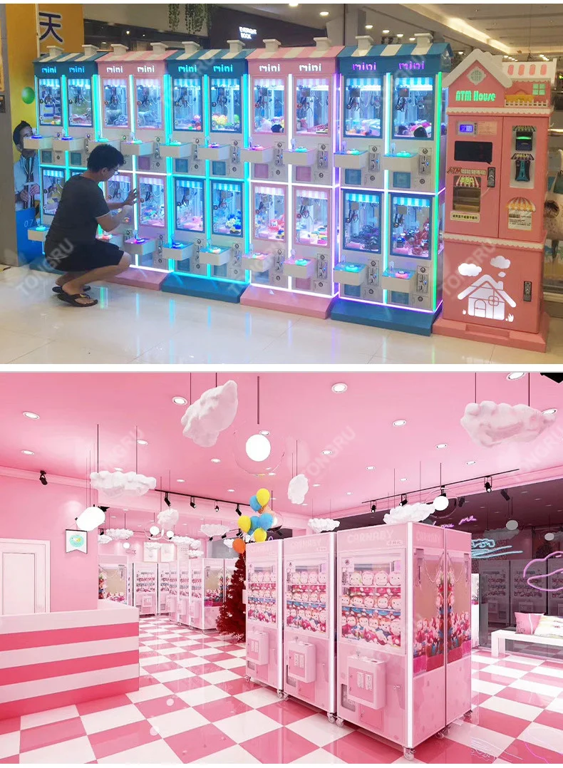 One-stop Design Mega Mini Claw Machine Prizes Stuffed Animals Crane Toy ...