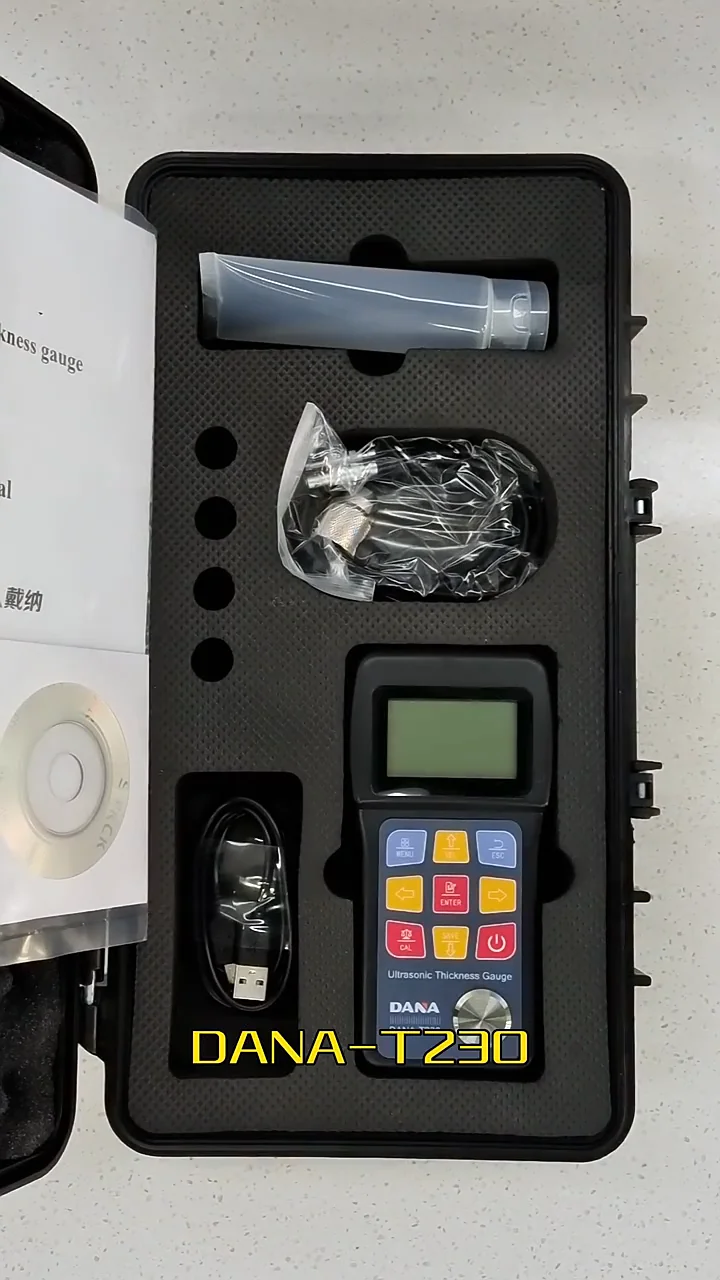 Dana-t230 Thickness Meter Through Coating Ultrasonic Digital Thickness ...