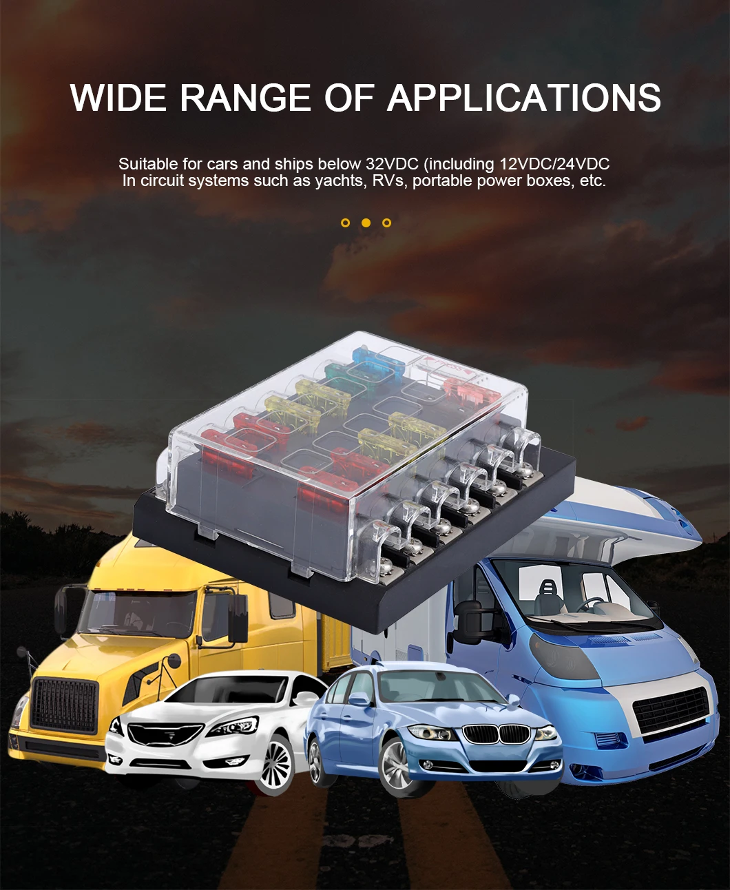 Blade Fuse Box With Led Fuses Block Holder Manufacturer Standard 6/8/10 ...