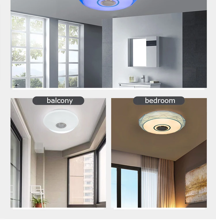 Modern Home Kitchen Colorful Rgb App Wifi Control Ceiling Mounted ...