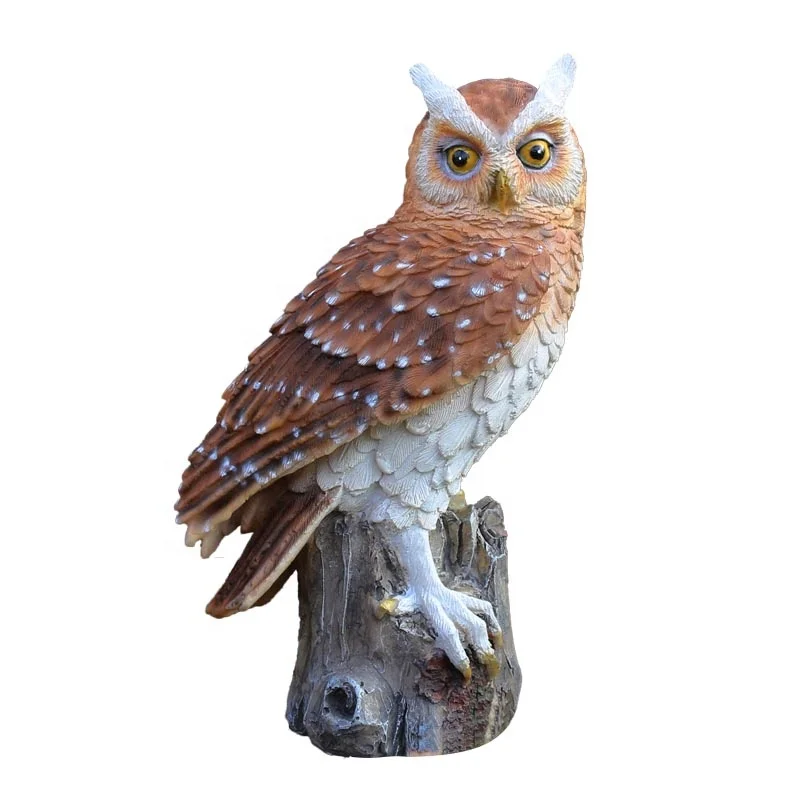 Wholesale Garden Statue Owl Figurine Garden Lawn Resin Owl Birds Owl ...