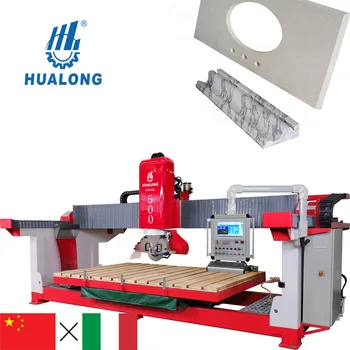 Hualong Machinery Hsnc-500 3axis Automatic Stone Cutting Machine ...