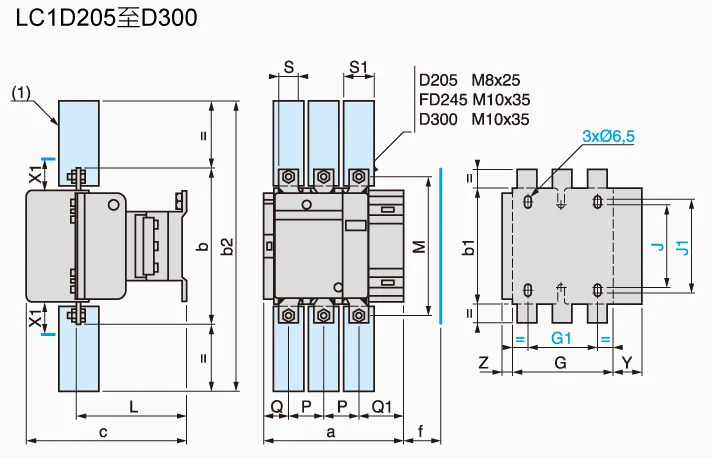 Professional Tower Crane LC1D80E7C Series AC Contactors Original ...