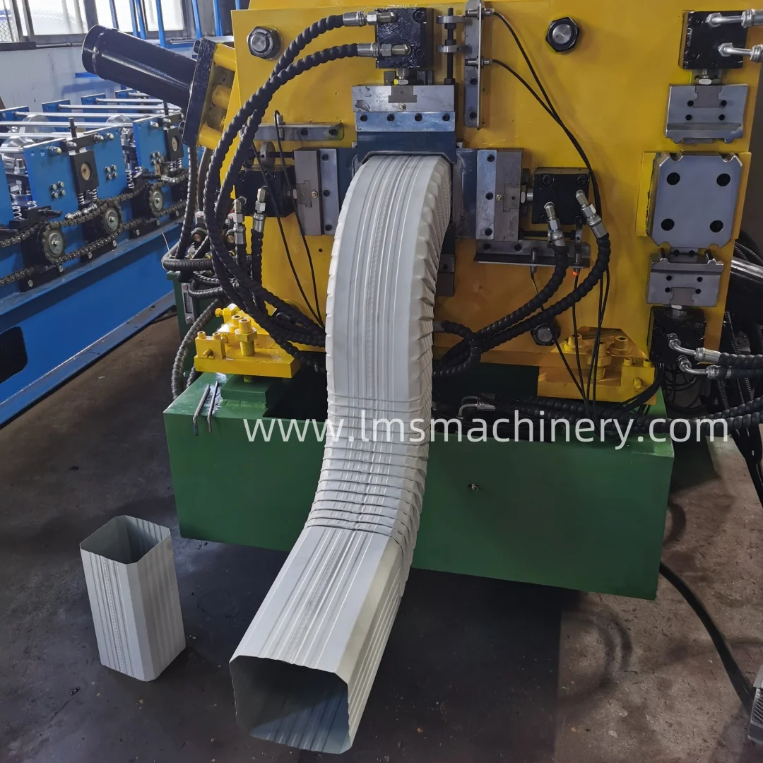 LMS Euro Standard Square Elbow Downspout Roll Former Seamless Downpipe ...
