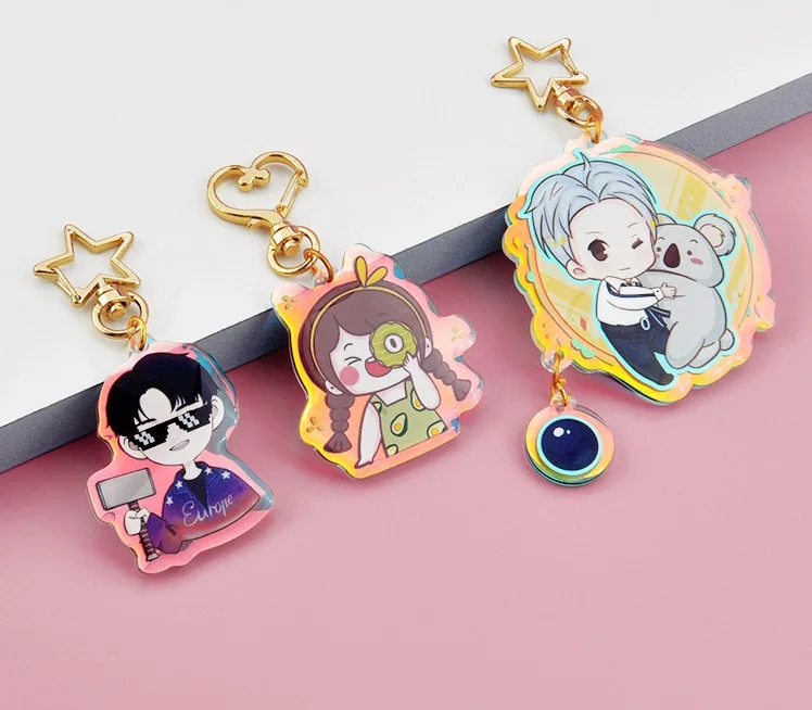 Make Your Own Design Custom Printed Acrylic Keychain/ Custom Printed ...