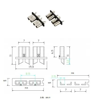 Andufuse PCB Auto Fuse Holder - 32V 15A 2024 ATO ATC ATP Blade Auto ...