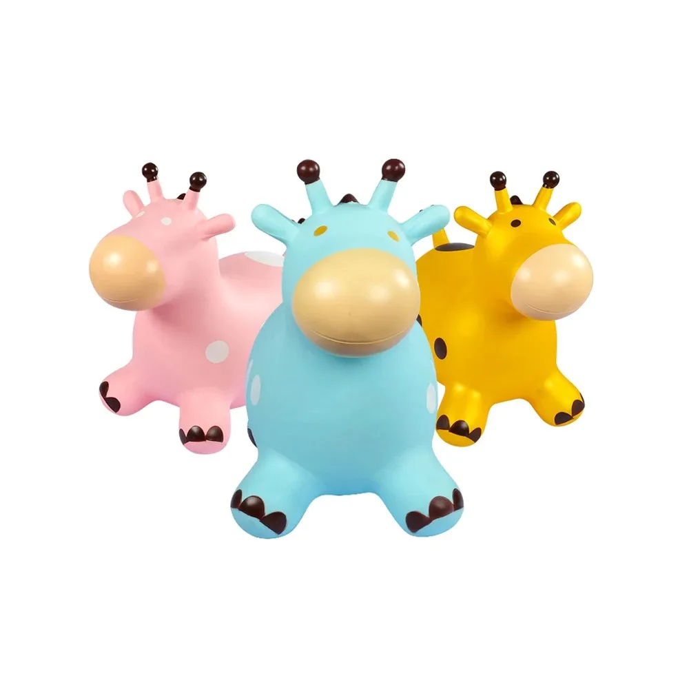 Istaride Ride On Toys Jumping Horse Bouncy Giraffe Hopper Inflatable ...