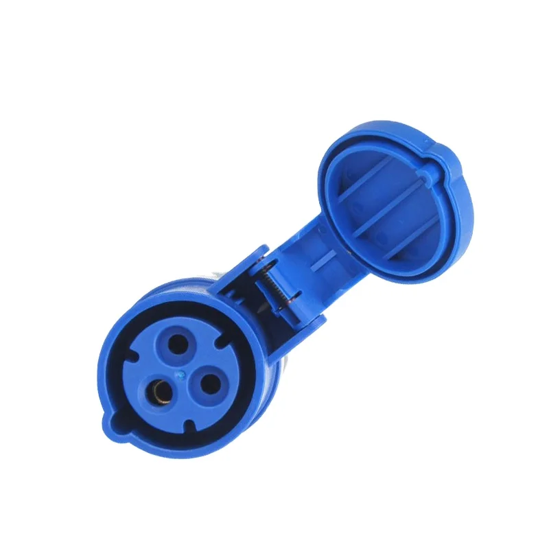 TUV CE IP44 16amp 3 pin female electrical coupling 16A 6h 240v 2P PE ...