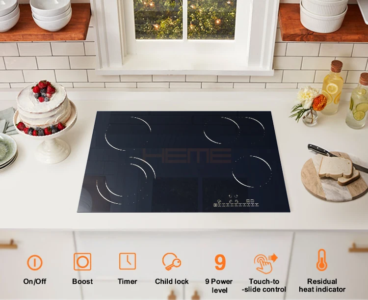 Built-in Infrared Cooktop Installation And Smooth Electric Ceramic ...