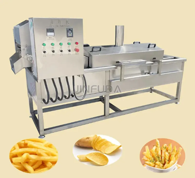 Industrial Gas Type Chicken Fat French Fries Deep Frying Potato Chips ...