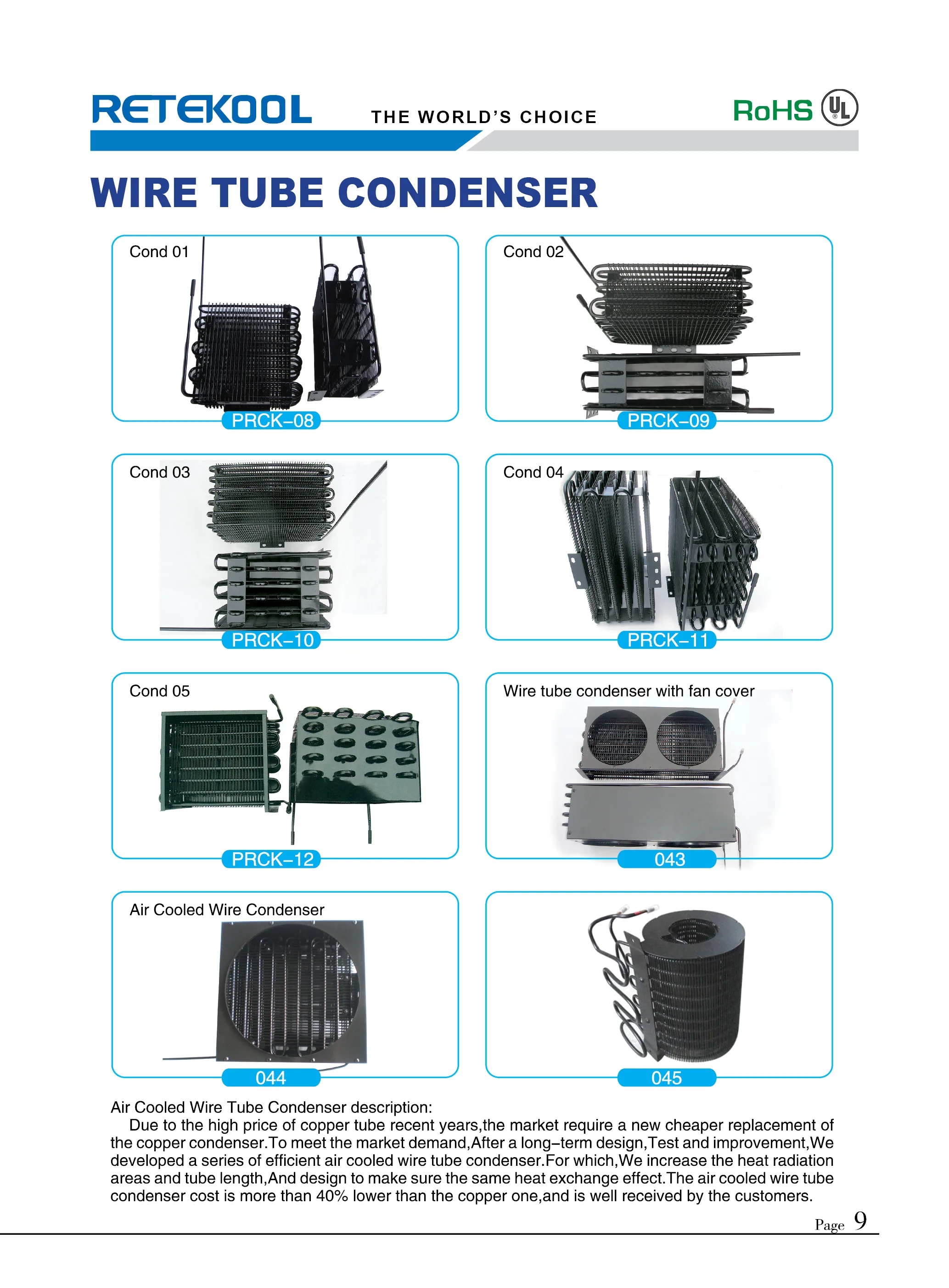 Hot Tube Peltier Semiconductor Cooler Condenser for Fridges