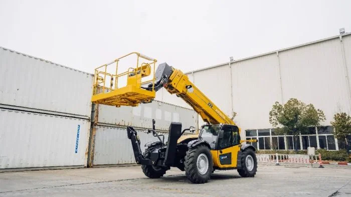 17m Lifting Height 5 Ton Telescopic Boom Forklift Handler Telehandler ...