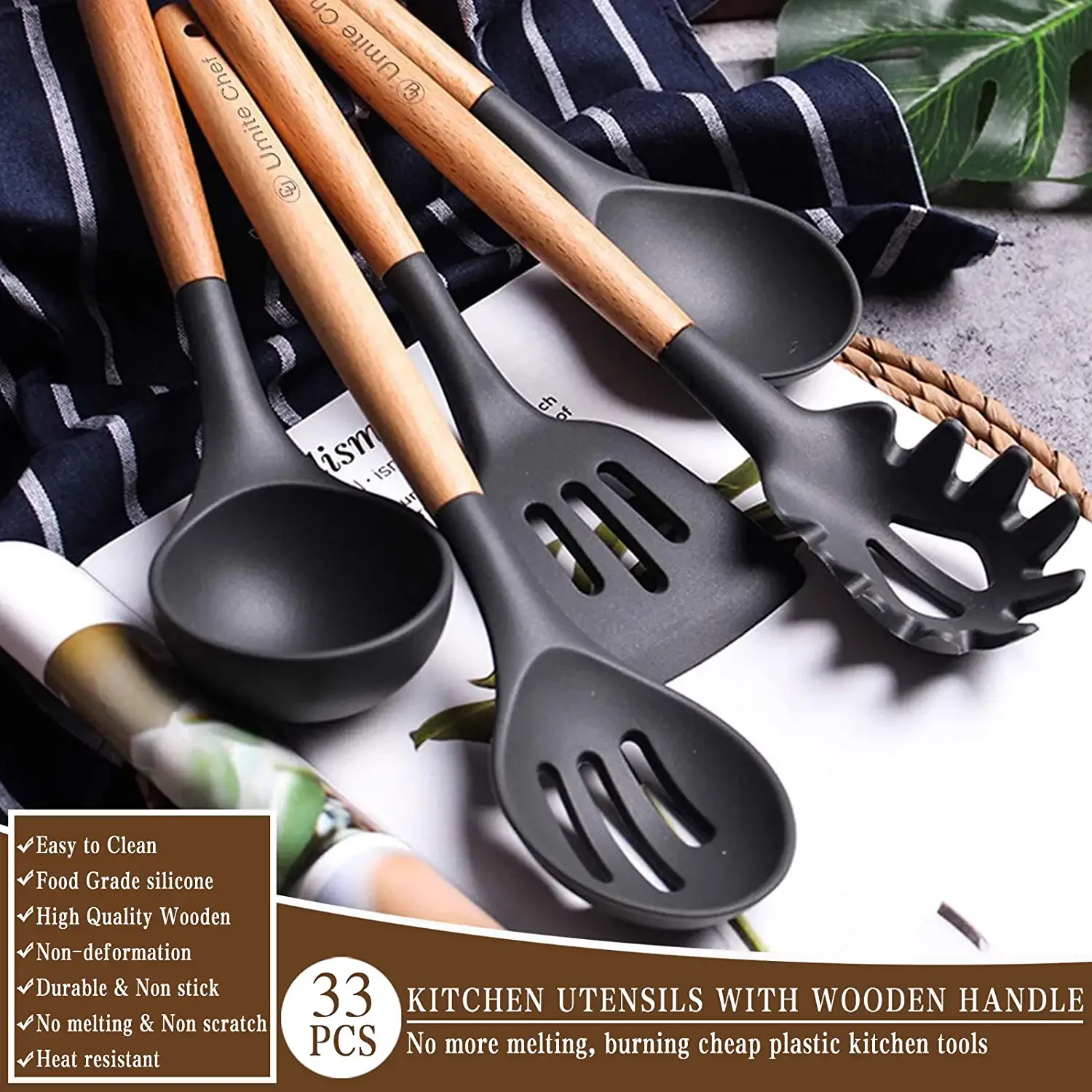 Eco-friendly Kitchen Utensil Set - Durable & Sustainable